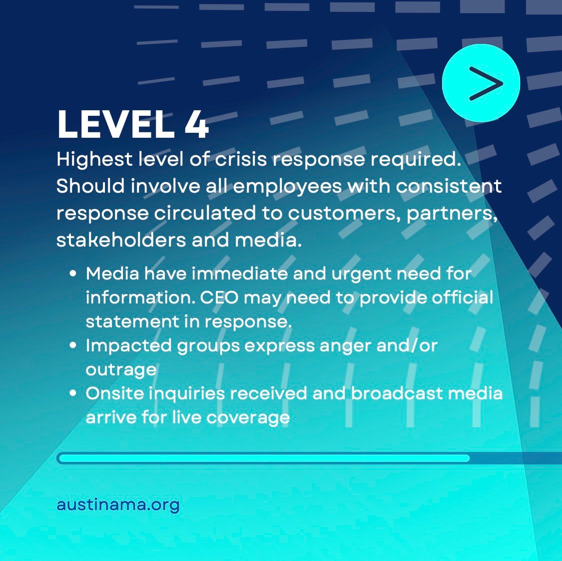 4 Levels of Crisis Communications